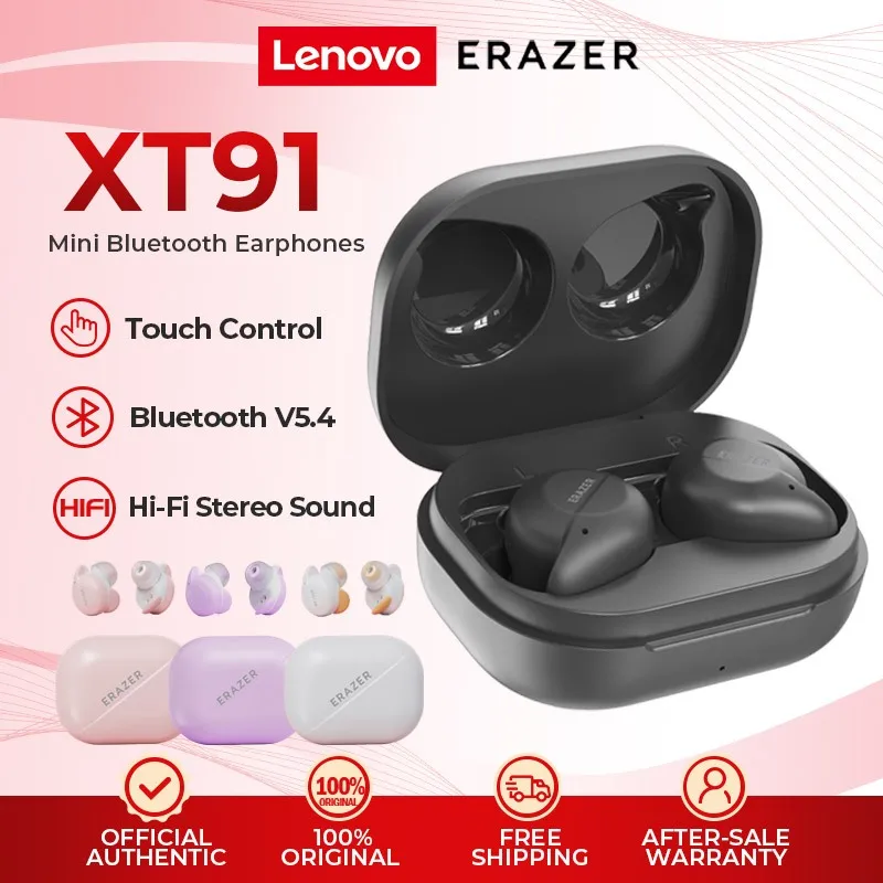 Lenovo-ERAZER-XT91-OWS-Wireless-Headmallphones-Bluetooth-5-4-Earbuds-Sport-Earphone-HIFI-Sound ...