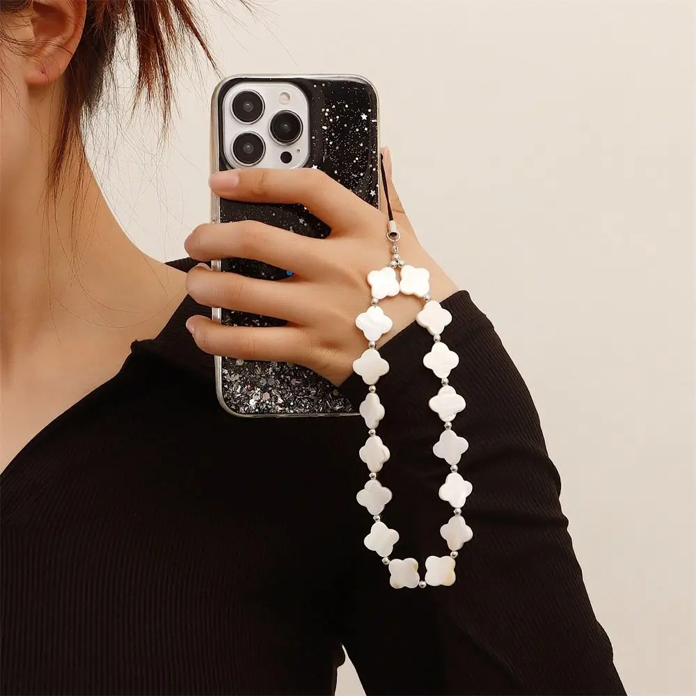 Pentagon-Shell-Beaded-Mobile-Phone-Chain-Key-Chain-Pendant-Simple-Short ...