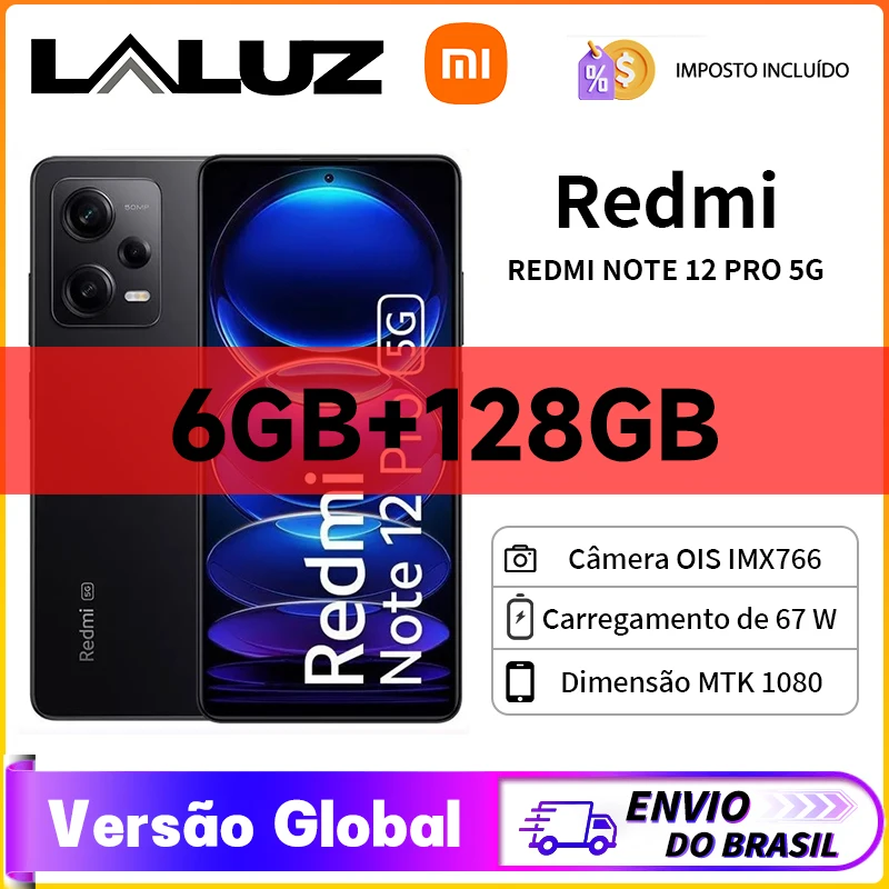 Xiaomi-Vers-o-Global-Redmi-Note-12-Pro-5G-6GB-128GB-C-mera-OIS-Tela ...