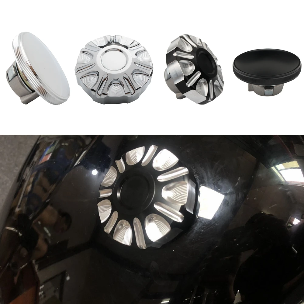 XG750 XG500 Motorcycle Fuel Tank Gas Cap Black Vented Knurled Oil Caps ...