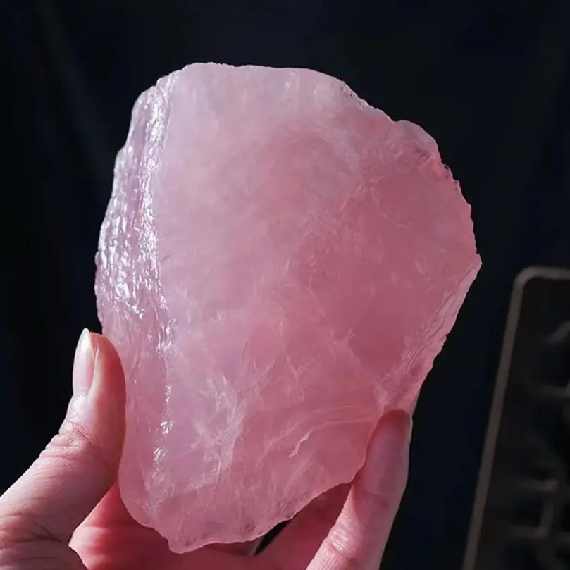 100-Pure-Natural-Pink-Rose-Quartz-Stone-Raw-Crystal-Stones-Healing ...