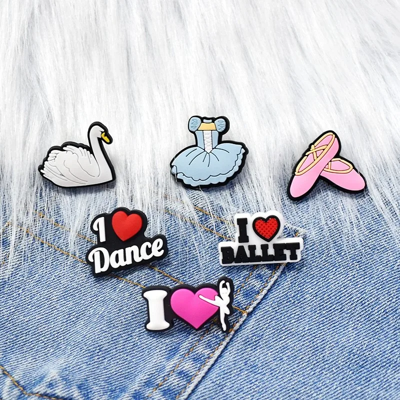 1Pcs-I-Love-Ballet-Swan-Ballet-Skirt-Enamel-Badge-I-Love-Dance-Pins ...