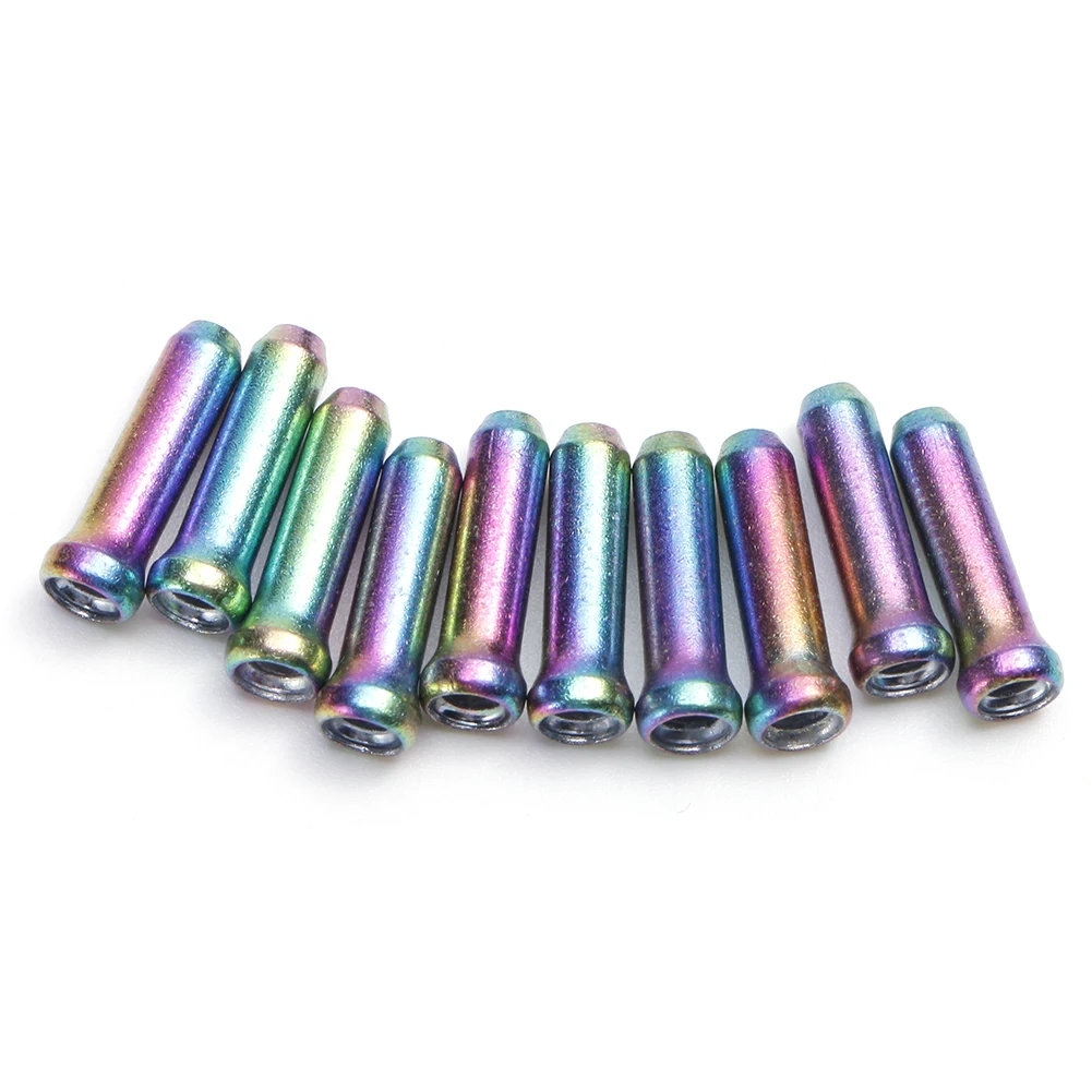 20pcs Bike Wire End Caps Aluminum Alloy Color Brake Shifter Inner Cable ...