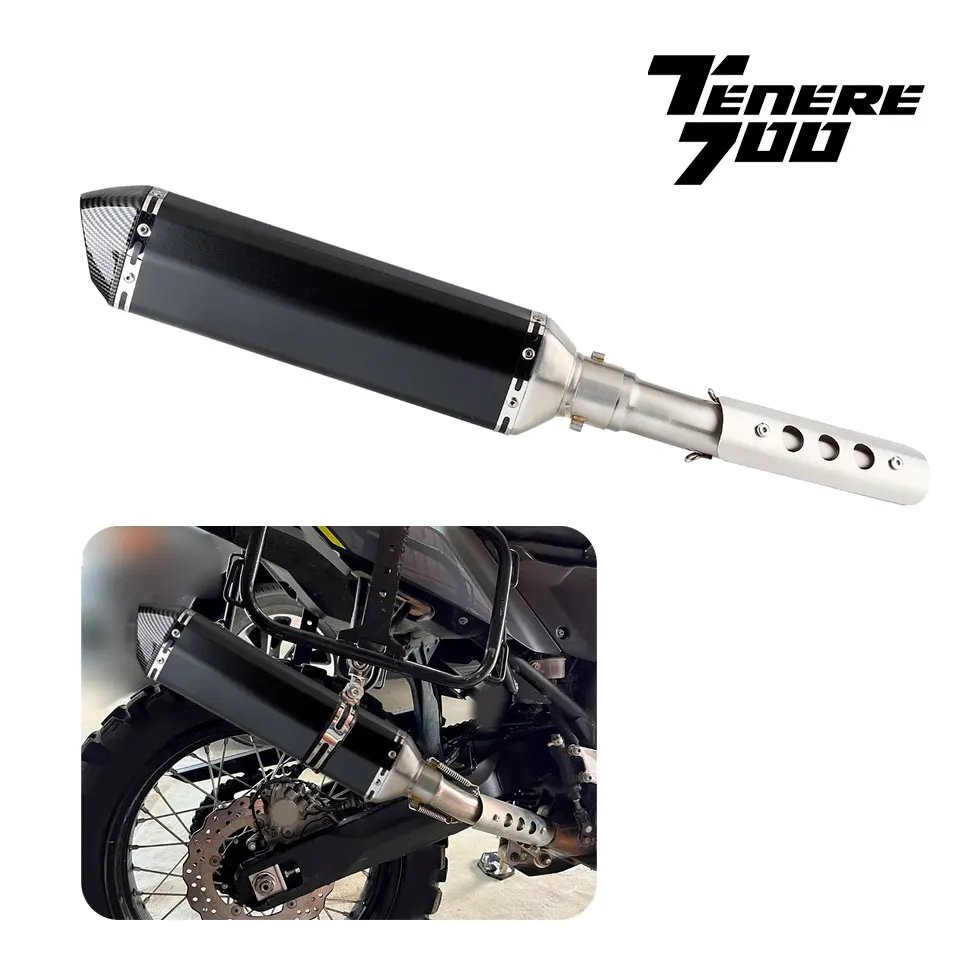 Silenciador de escape da motocicleta para yamaha tenere 700 2021-2024 ...