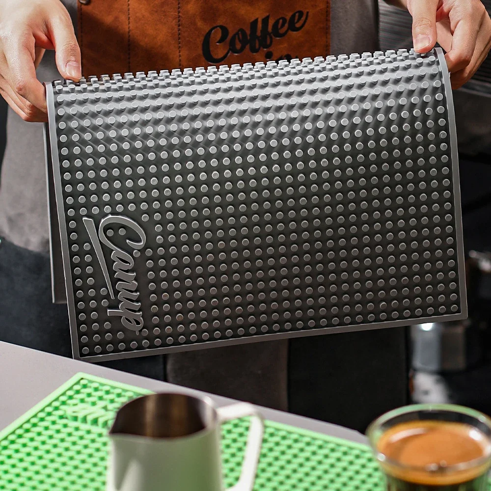 Coffee-Bar-Mat-Drain-Mat-Thickened-Water-Filter-Mat-Silicon-Non-slip ...