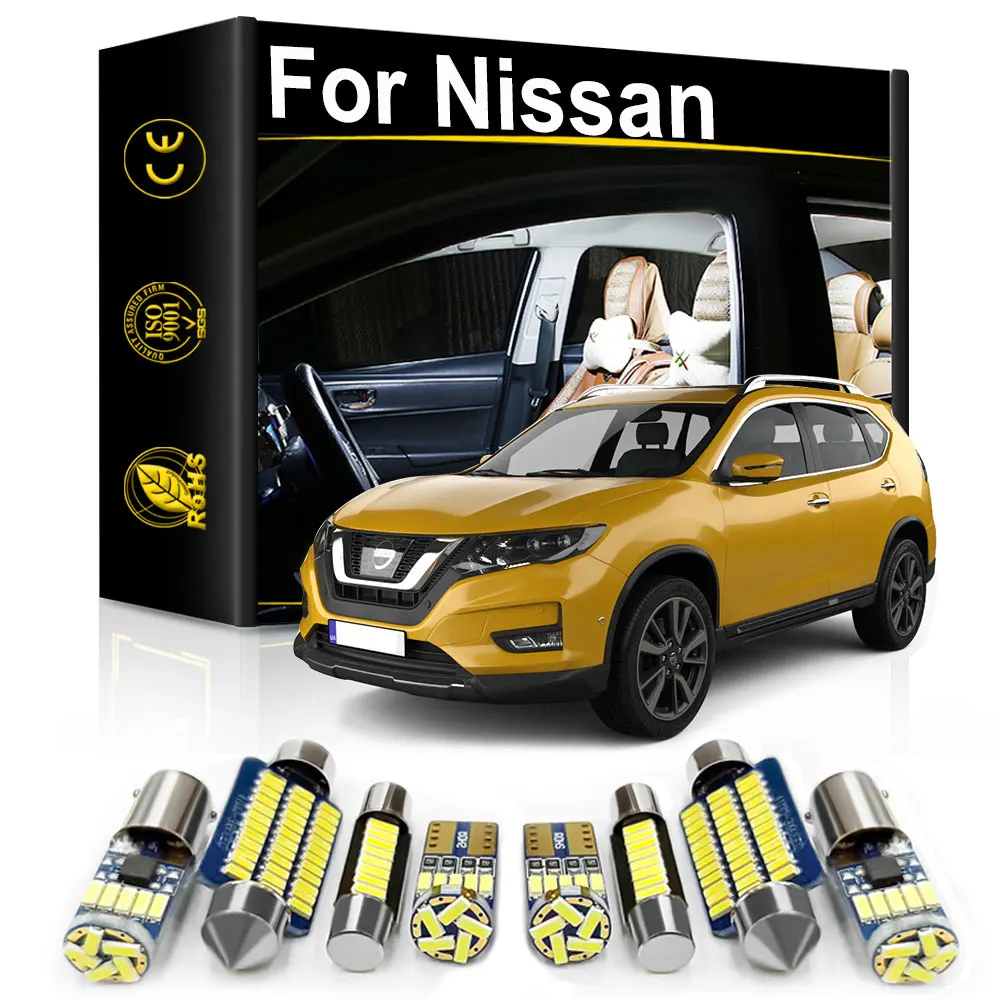 Vehicle LED Interior Light For Nissan XTrail T30 T31 T32 Qashqai J10 ...