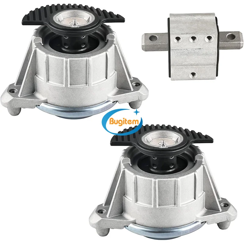 3PCS Engine Motor Transmission Mount 2042400917 2042404317 2122400418 ...