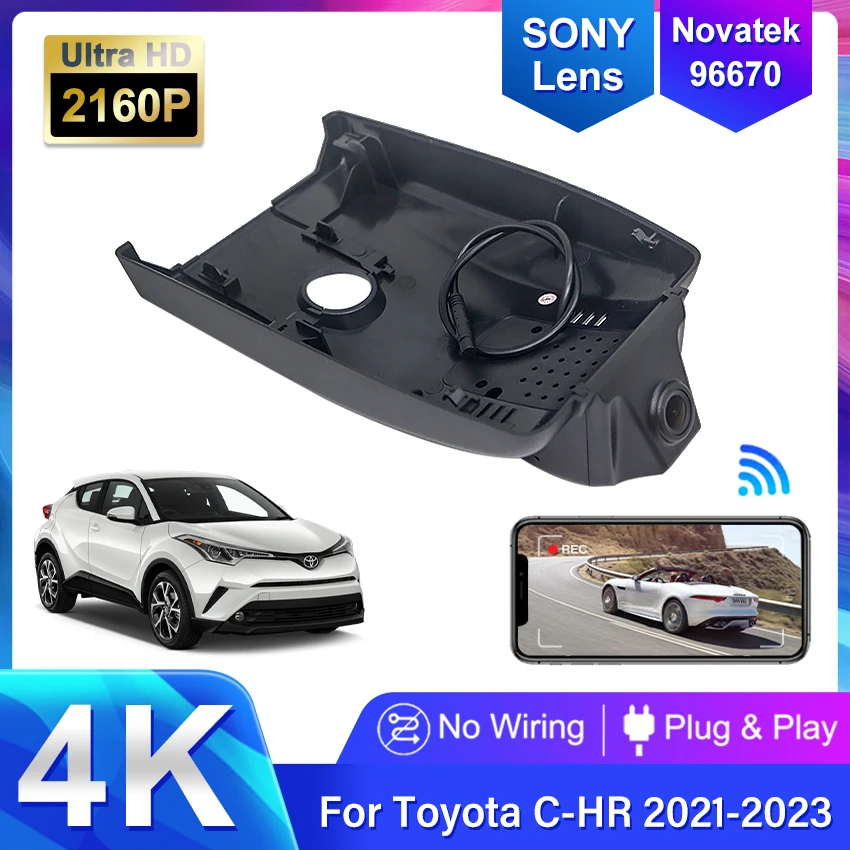 Car-DVR-4K-Dash-Cam-for-Toyota-C-HR-CHR-2023-2022-2021-Wifi-Video ...