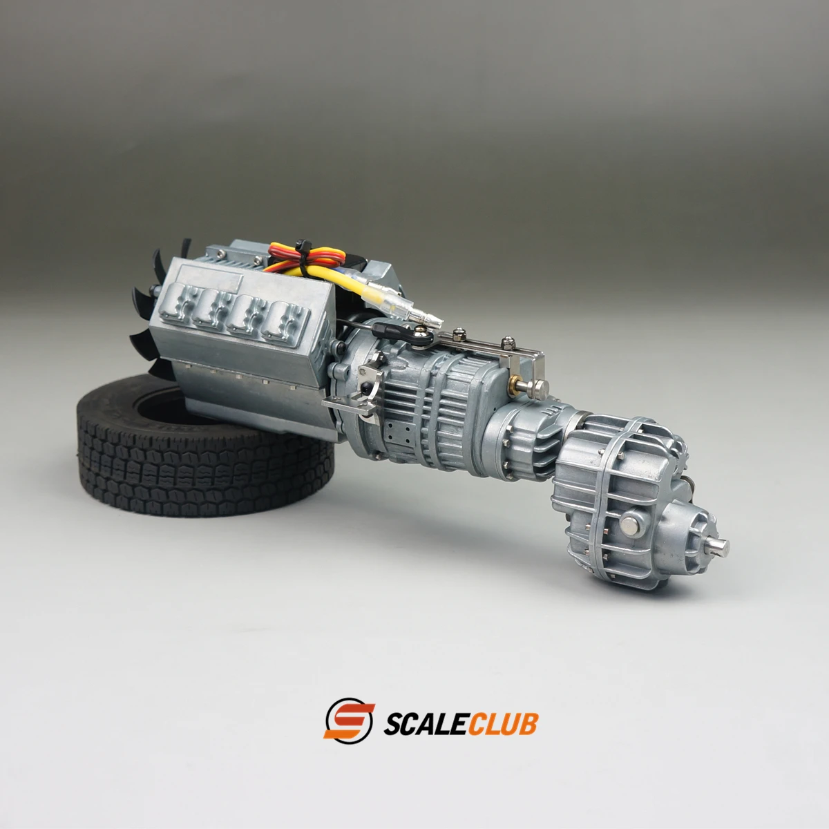 Gearbox scaleclub 1/14 27T differential transmission integrated ...
