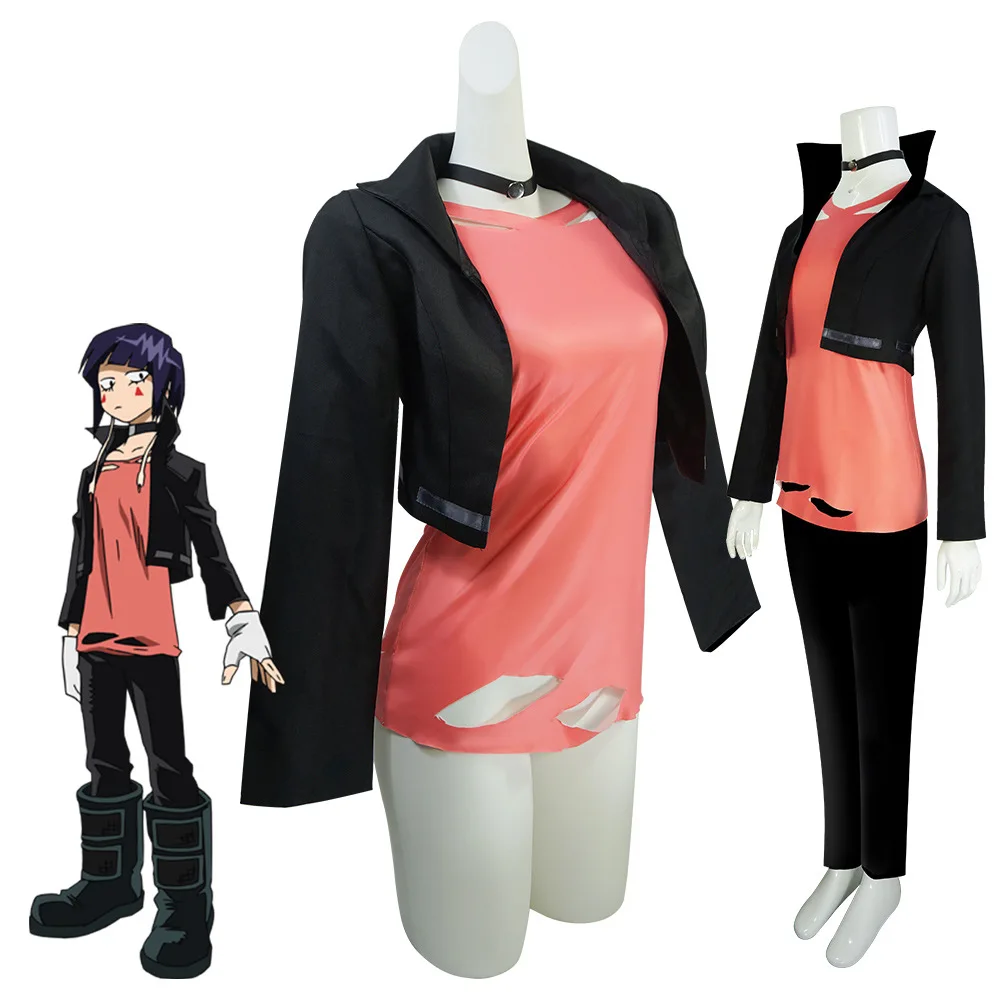 Disfraz-de-Anime-My-Hero-Academia-Jiro-Kyoka-traje-de-chaqueta-con ...