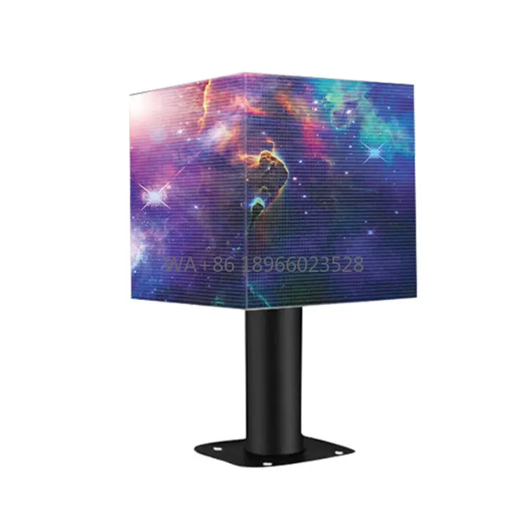 Customized Indoor Full-Color LED Profiled Display Magical Cube LED ...