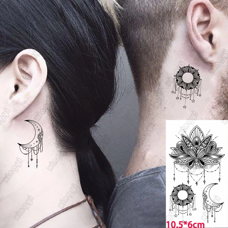 Dreamcatcher Tattoos Behind Ear