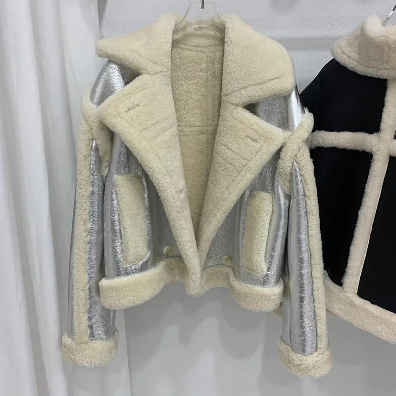 Women-s-Real-Shearling-Coat-Genuine-Lambskin-Leather-Coat-Warm-Real ...