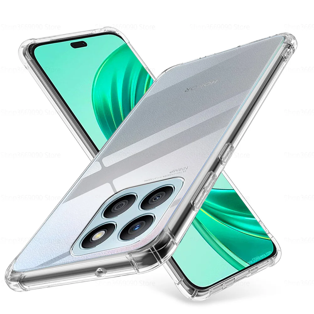 Clear Camera Protection Phone Case For Honor X8b Soft TPU Silicone ...