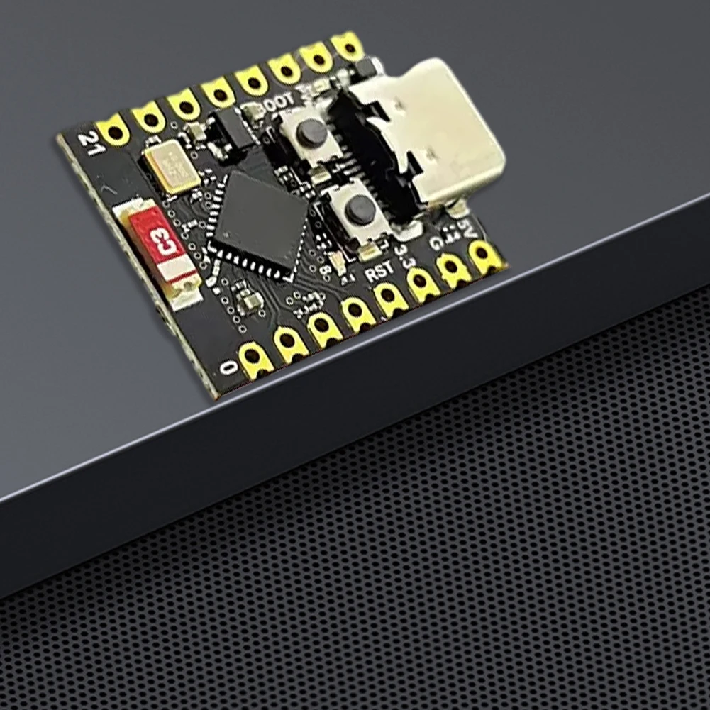 Black-ESP32-C3 Super Mini carte de projet électronique 8Pin WiFi Bluetooth ESP32 sourire Mini ...