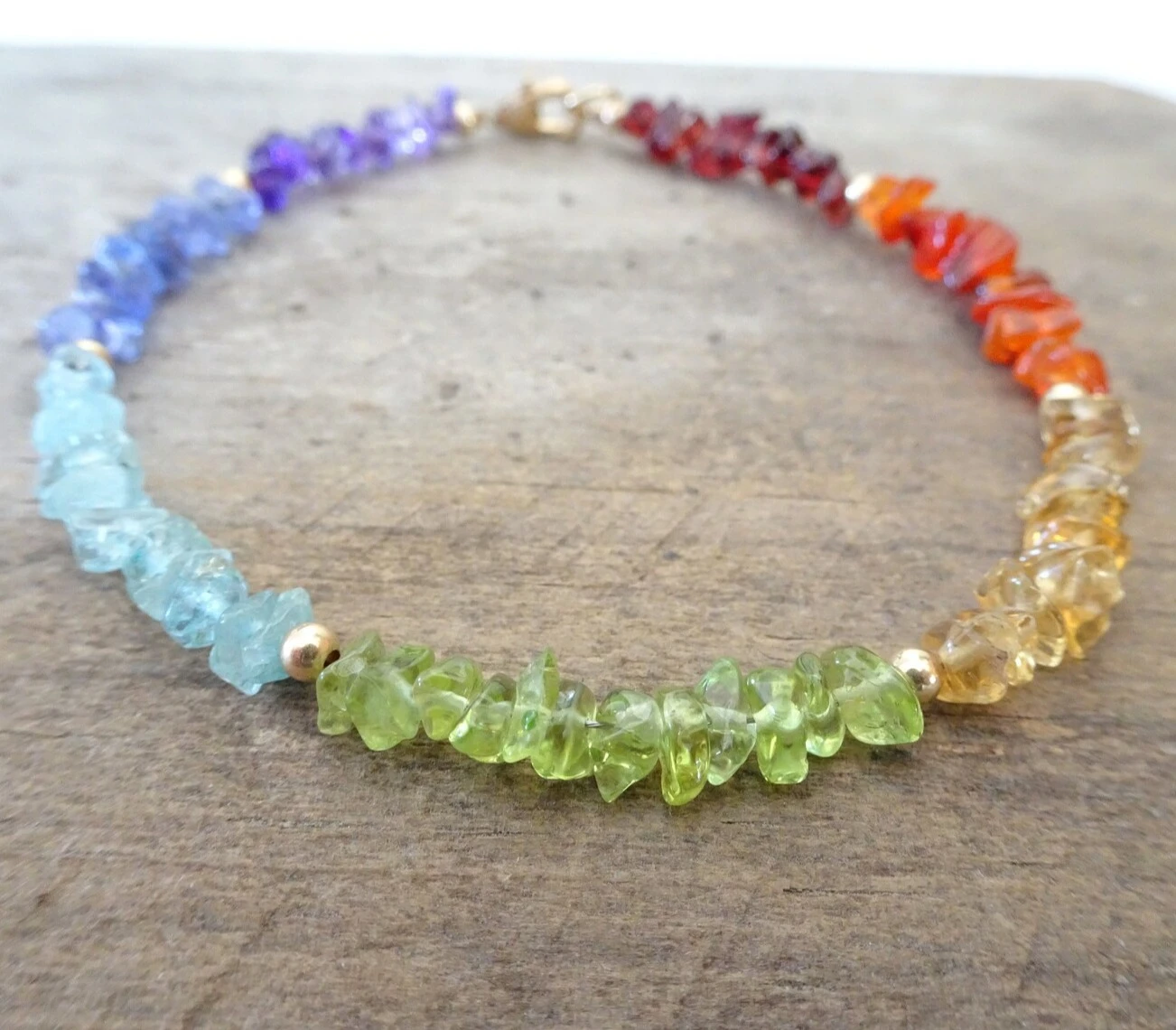 Bracelet Seven Chakras | 7 Chakra Bracelet Real Stones | 7 Chakra ...