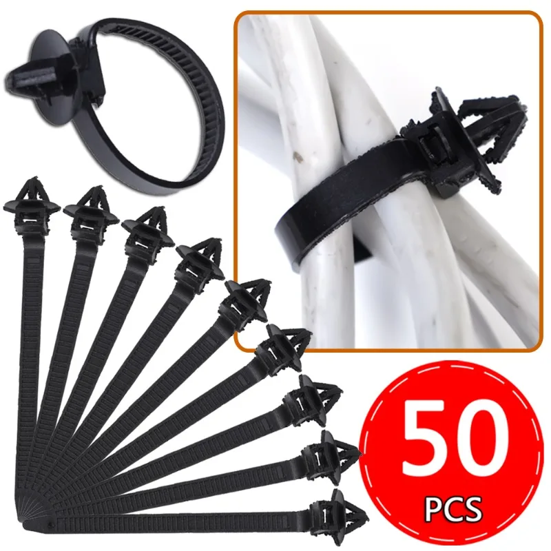 Nylon-Cable-Tie-Car-Wiring-Harness-Fastener-Wrap-Clips-Cars-Mount-Wire ...