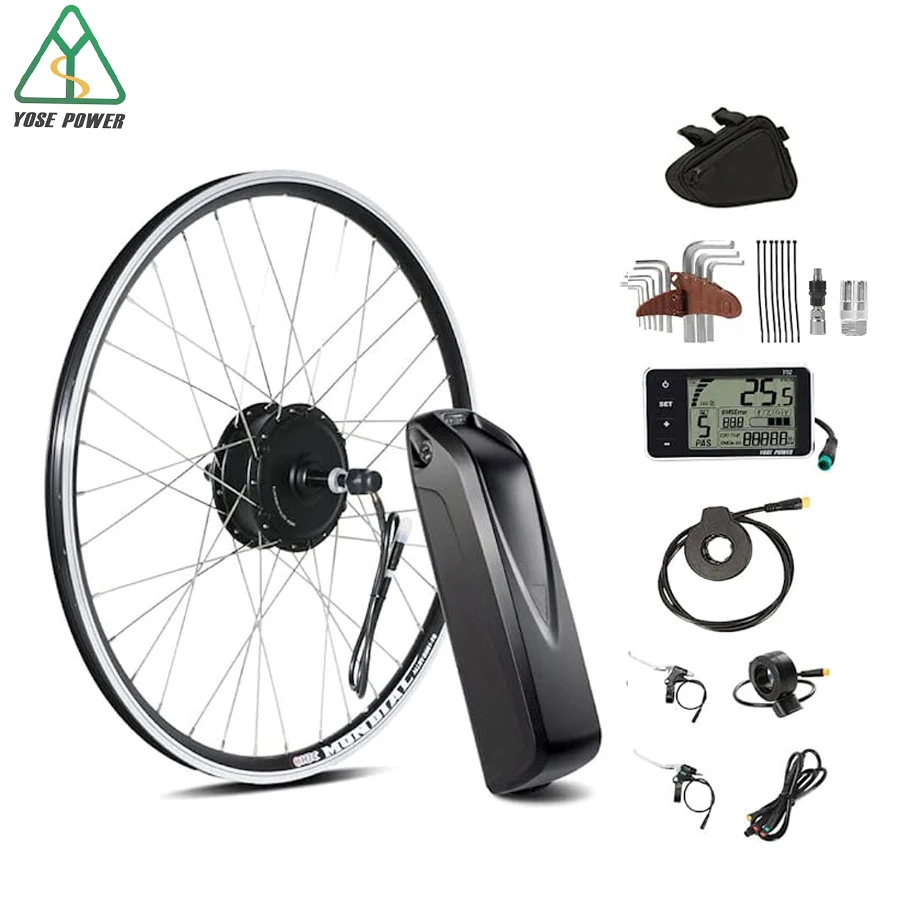 Ebike Conversion Hub Motor Wheel Kit 26 27.5 28 inch 700C 36V 350W Rear ...