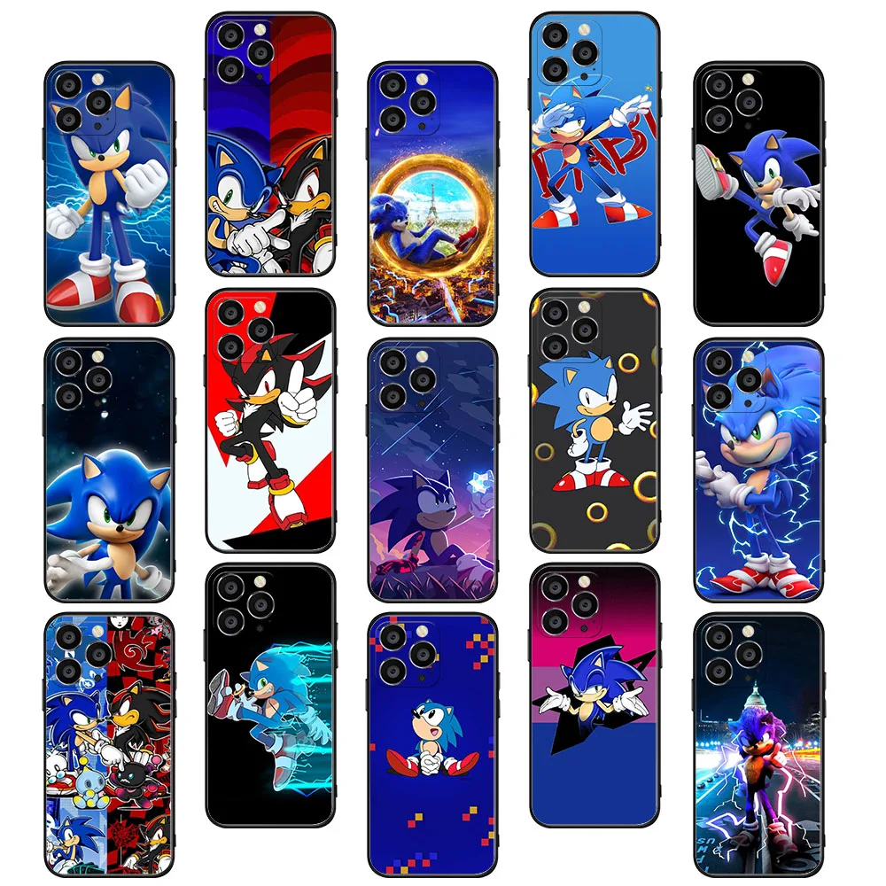 Cute Cartoon S-Sonic Soft Phone Case by BY-26 for Redmi Note 9 (3)