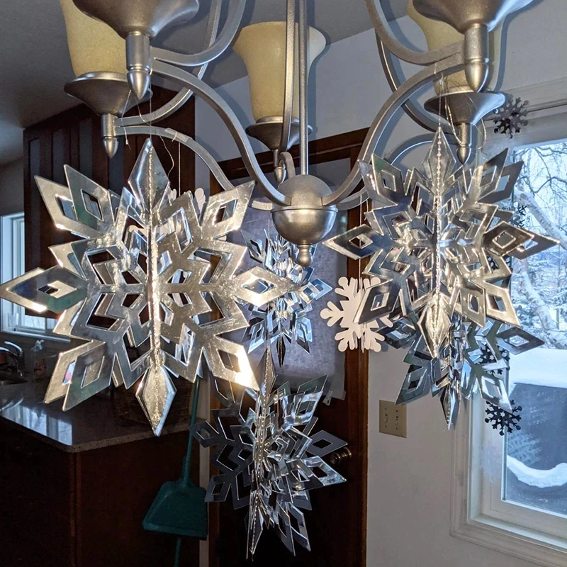 Snowflake Party With Ceiling SAPESHA 2024 52Ft Winter Wonderland