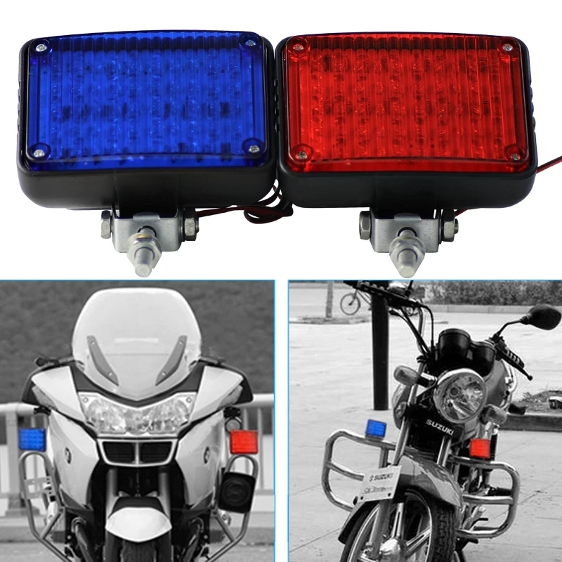 2-in-1-Universal-Motorcycle-LED-red-blue-Flashing-lamp-Police-Motors ...