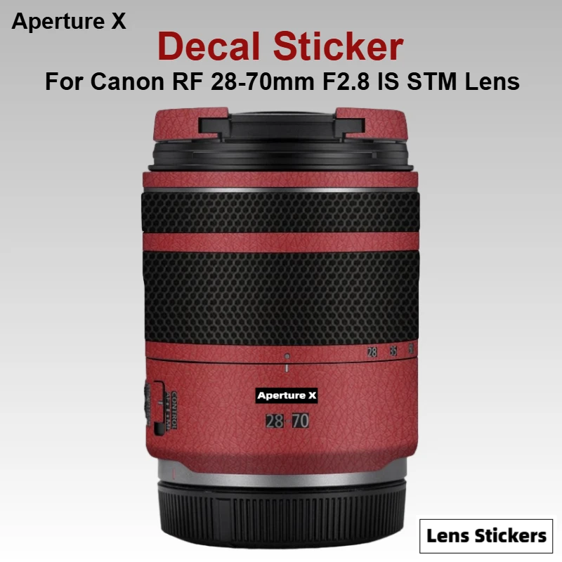 Customized Sticker For Canon RF 28-70mm F2.8 IS STM Decal Skin Camera ...