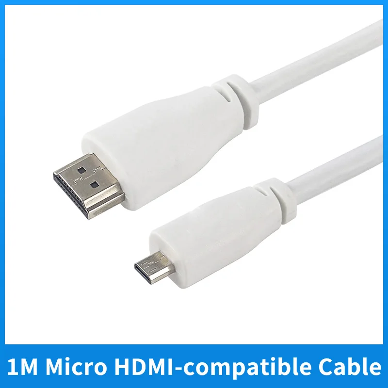 Cable-Micro-compatible-con-HDMI-A-M-1M-Raspberry-Pi-4-Cable-de-v-deo ...