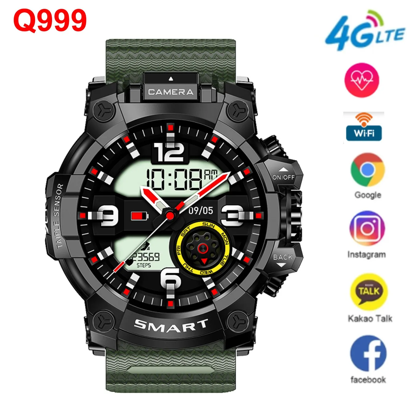Q999-Android-Smart-Watch-1-6-Inch-Touch-Screen-Dual-Camera-4G-64G-ROM-4 ...