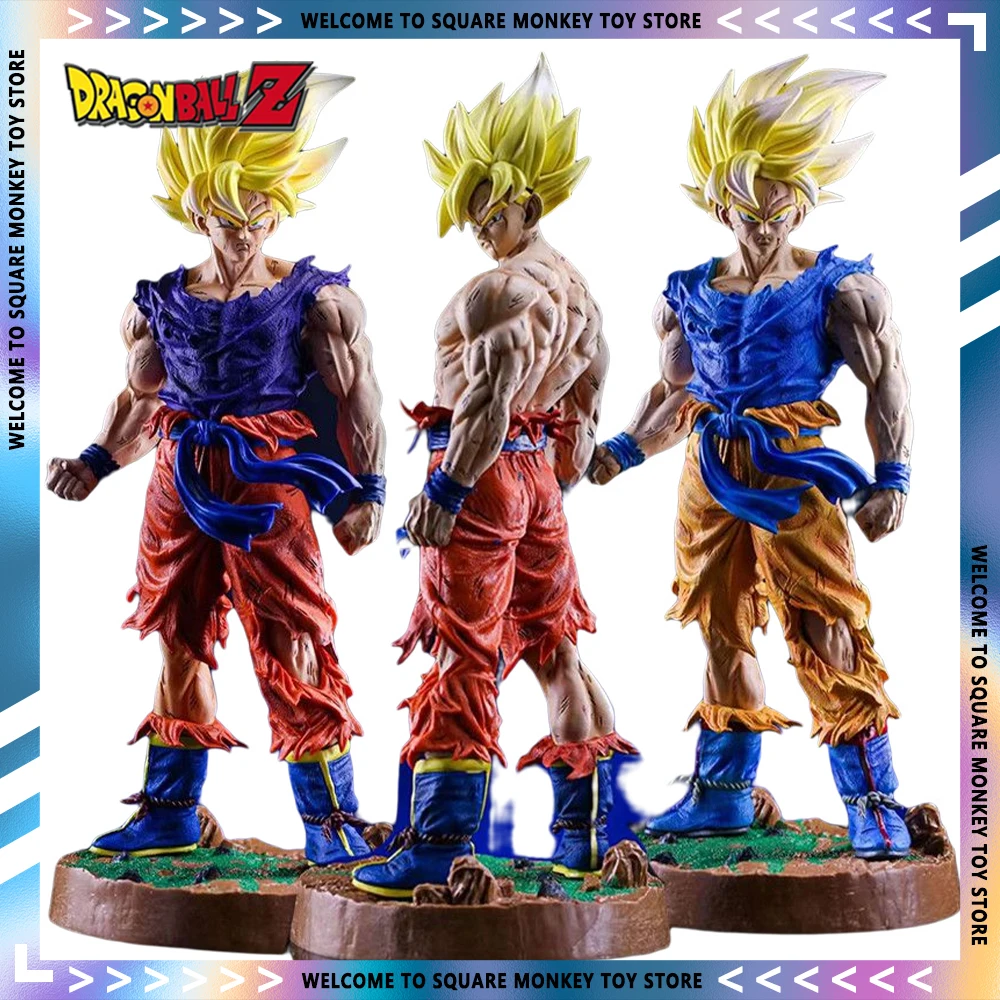 43.5cm dragon ball z son goku figura super saiyan anime figuras mais ...
