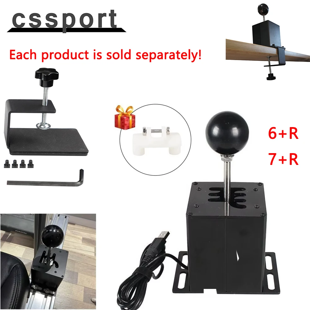 Racing-Game-H-Gear-Shifter-Fixture-Clamp-Mounting-For-Logitech-G29-G25 ...