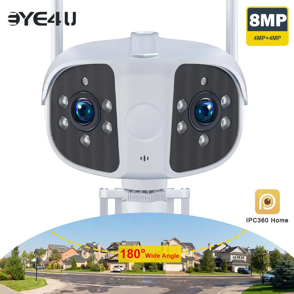 4K-WIFI-Security-Camera-Outdoor-Fixed-180-Wide-Angle-Panorama-Cam-Video ...
