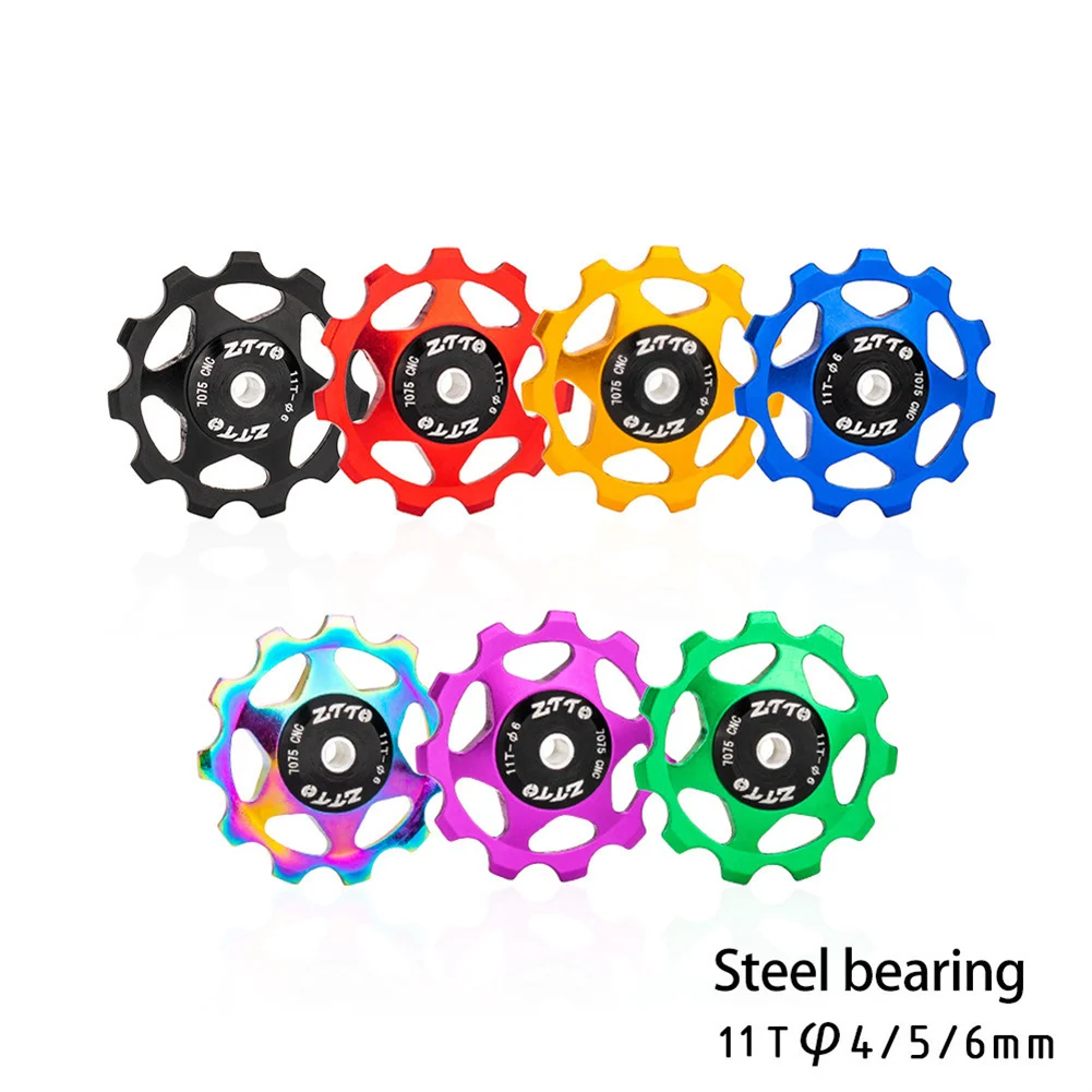 Bicycle-Guide-Pulleys-11t-Sealed-Bearing-Aluminum-Alloy-Mountain-Bike ...