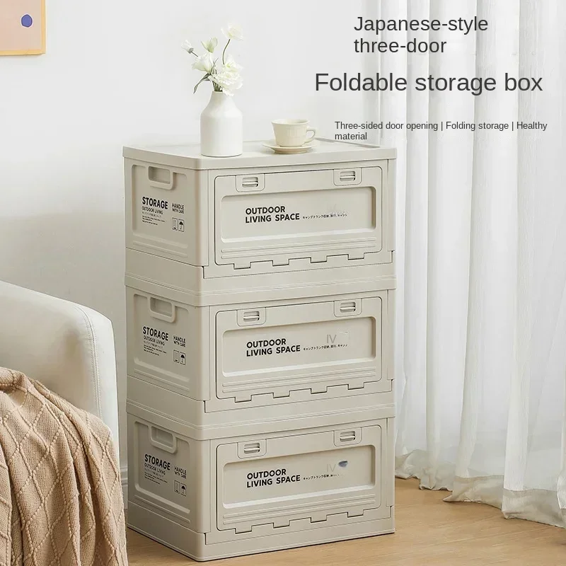 Folding-Storage-Box-Living-Room-Clothing-Storage-Box-Household-Plastic ...