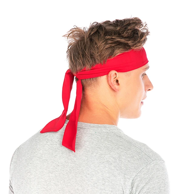 Red Headband Men