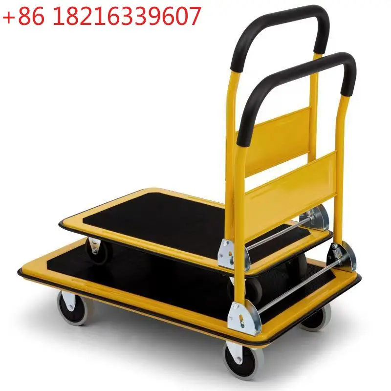 trolley Portable trolley Pull goods Foldable flatbed truck Universal ...