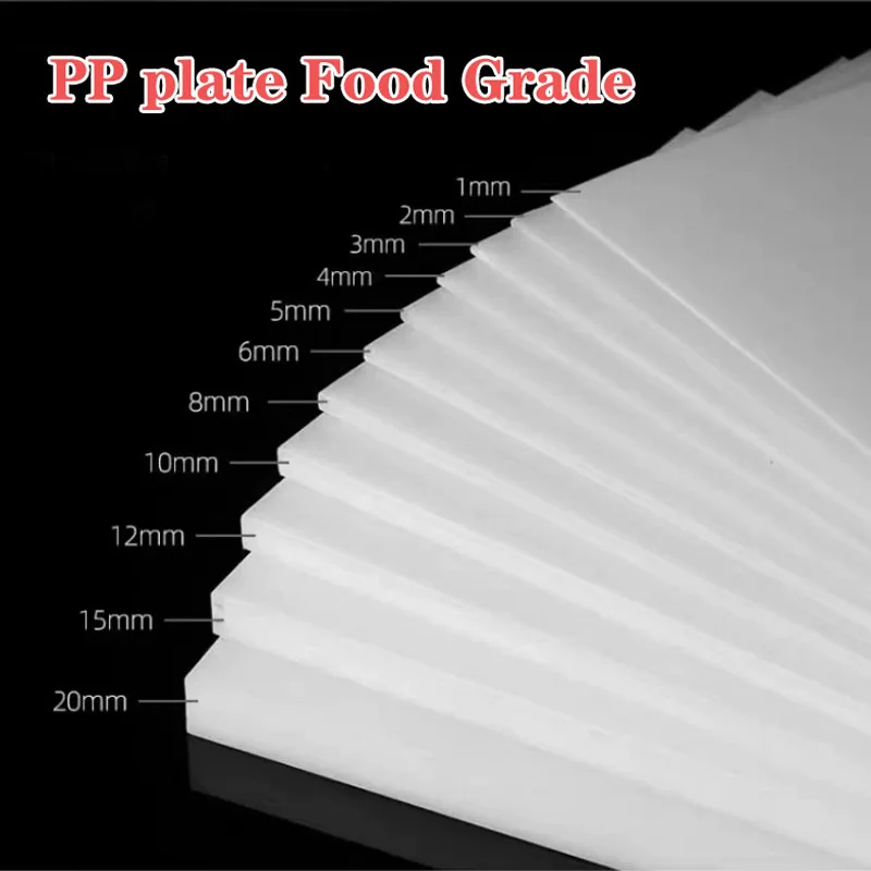 Thick-0-5-20mm-White-Food-Grade-PP-Plastic-Sheets-Plate-Polypropylene ...