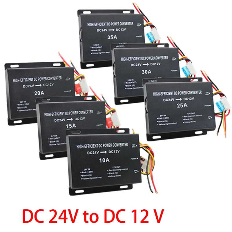 Dc-Dc-Converter-24V-To-12V-Large-Truck-Bus-Audio-Inverter-With-Memory ...