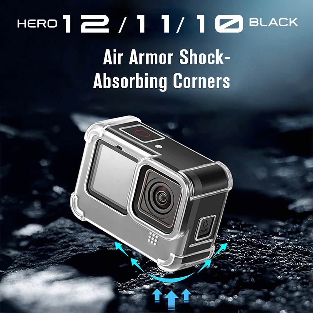 Air-Armor-Anti-fall-Case-GoPro-Hero-12-11-10-Black-Transparent-TPU ...