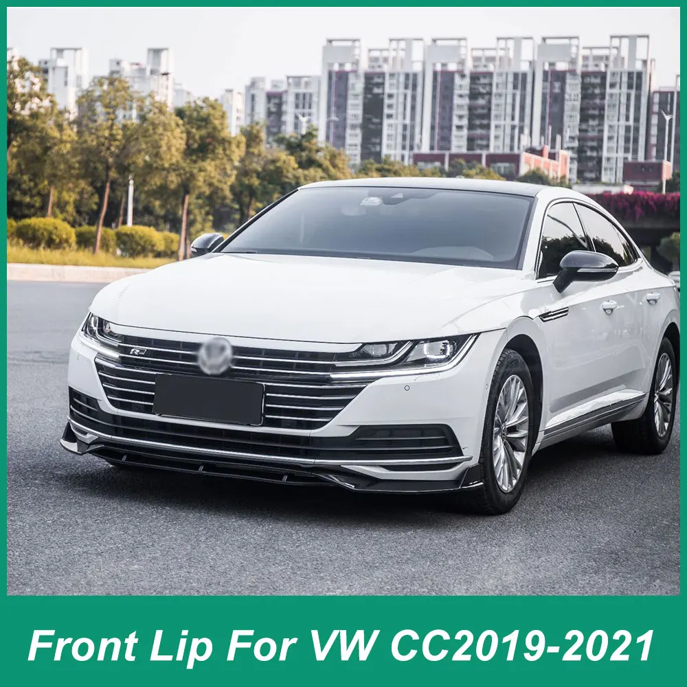 For Volkswagen CC ARTEOM 2019-2021 Front Bumper Splitter Iip Chin ...