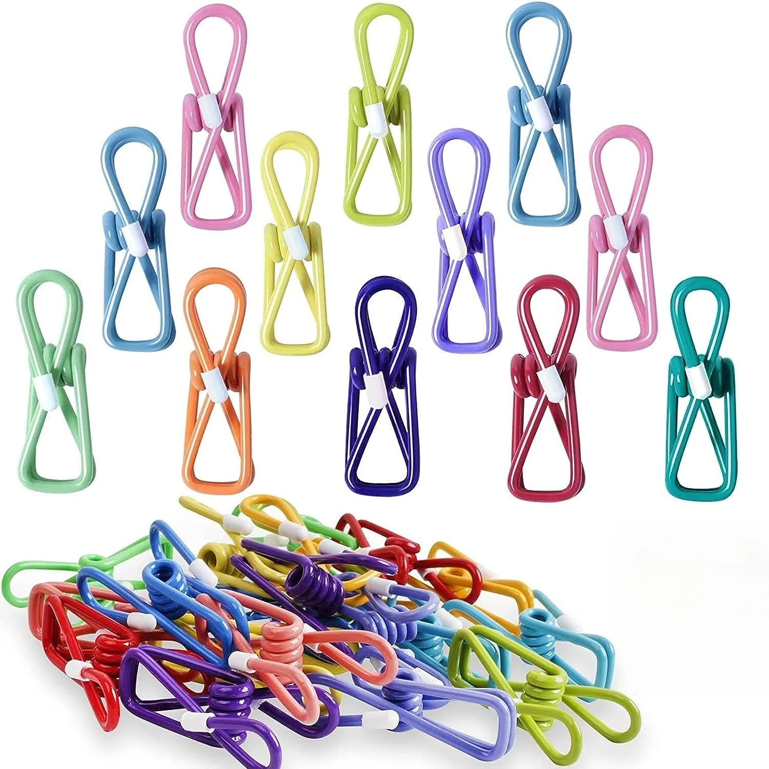 10-Pcs-Steel-Wire-Clip-Bag-Clip-Utility-Clip-Food-Packages-Sealing-Clip ...