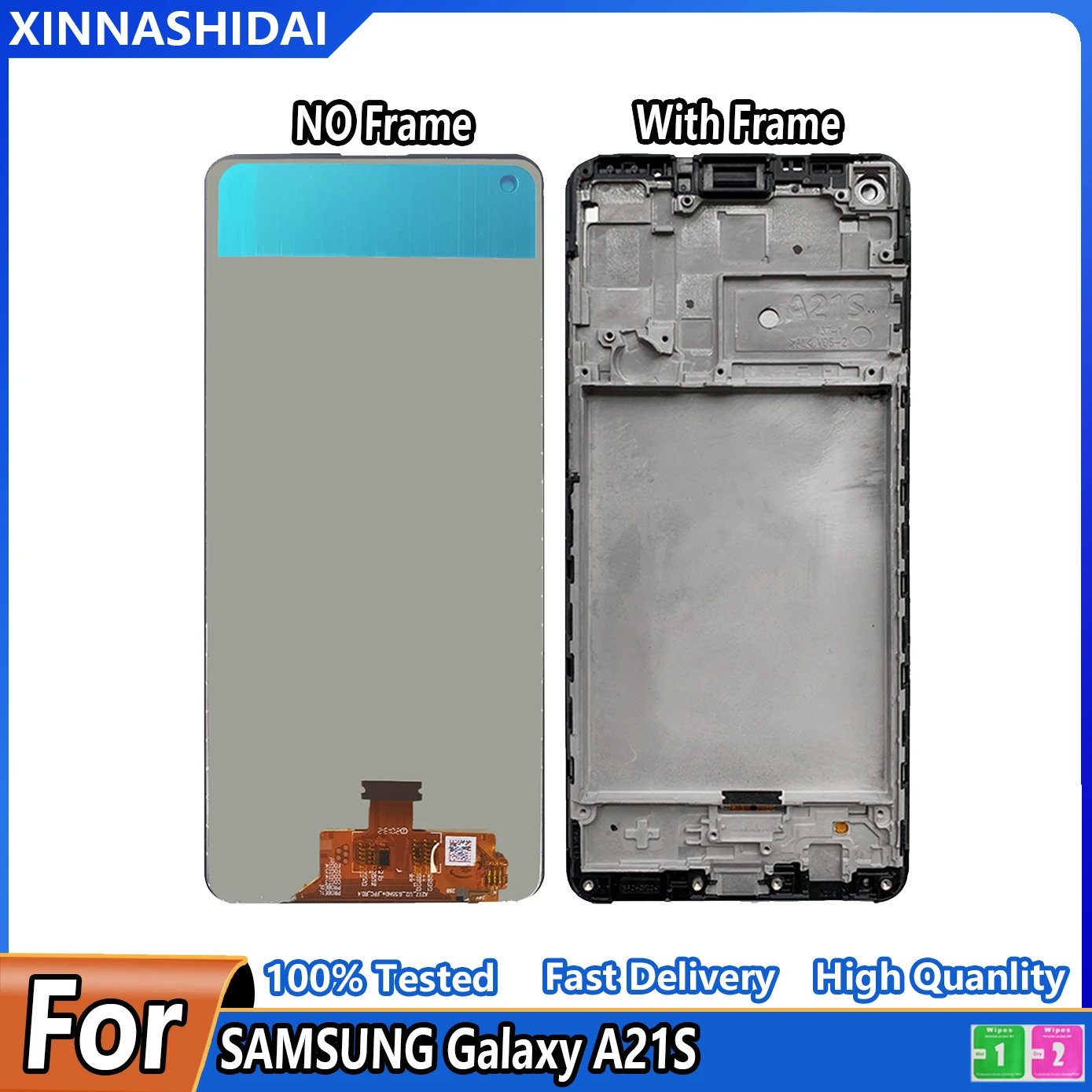 6.5" 100% test For Samsung Galaxy A21S Display A217F A217 LCD Touch ...
