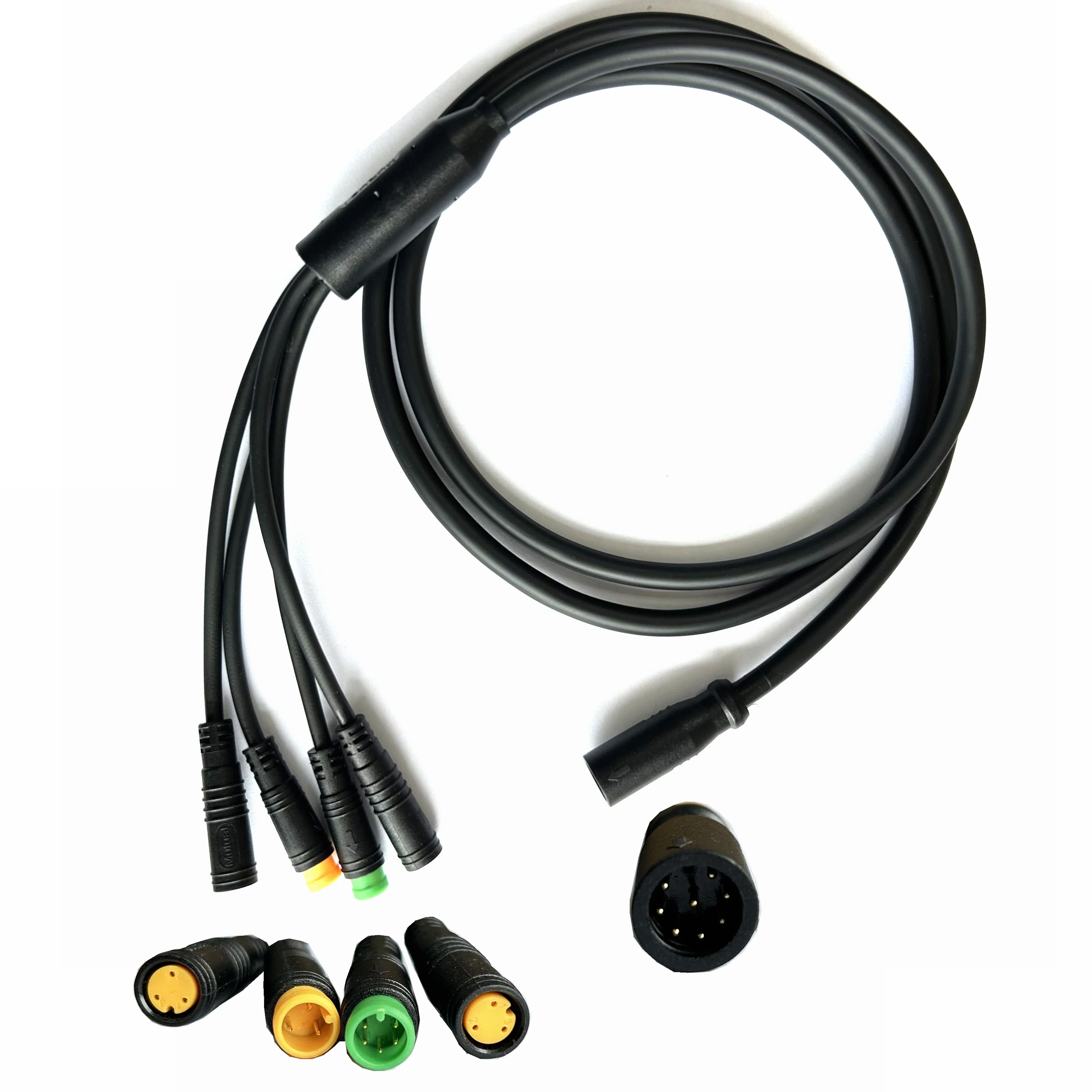 Bafang Motor 1T4 Cable Assembly Harness Fit For Bafang standard layout ...