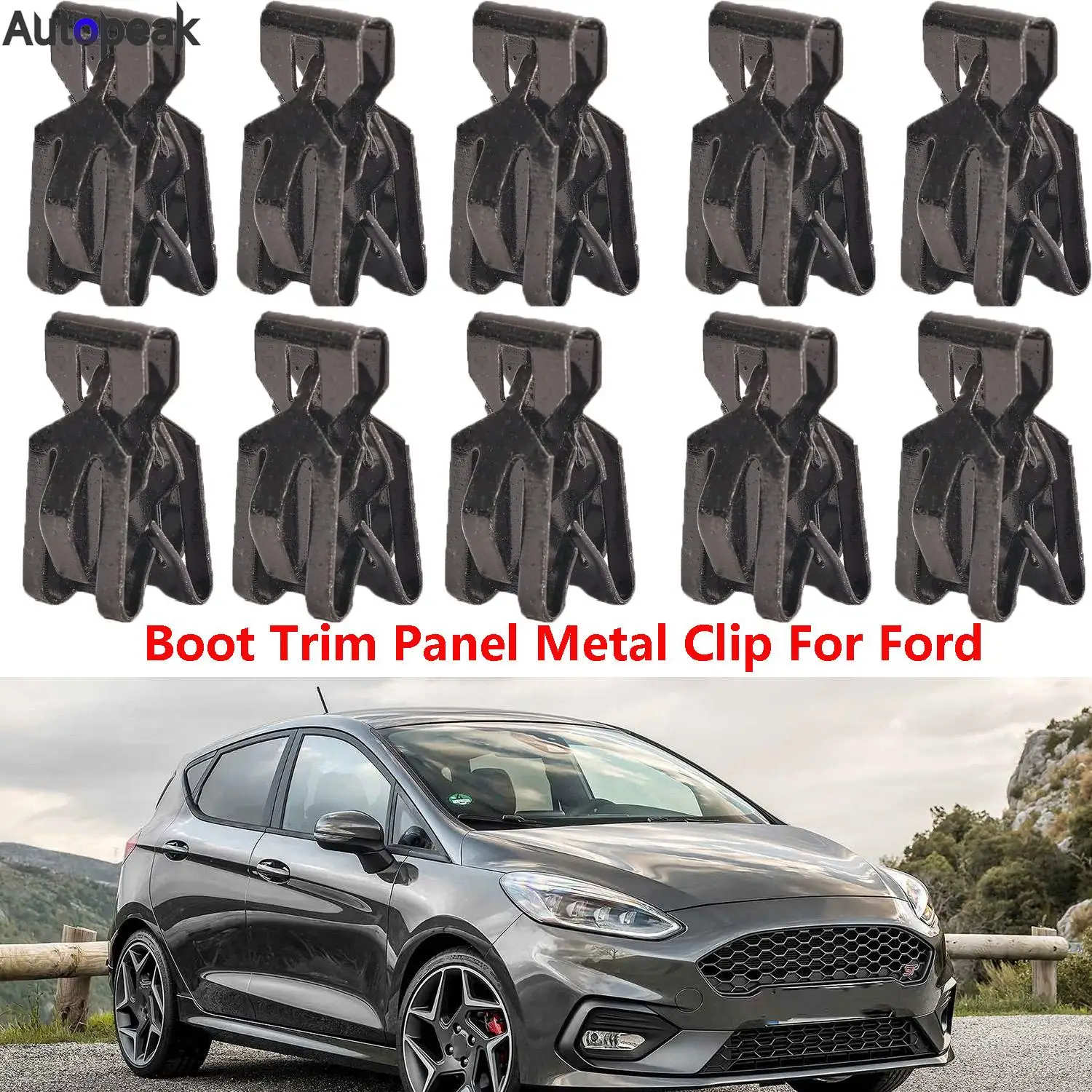 10Pcs-For-Ford-Fiesta-MK6-Focus-MK3-Galaxy-MK3-Kuga-MK1-Boot-Trim-Panel ...