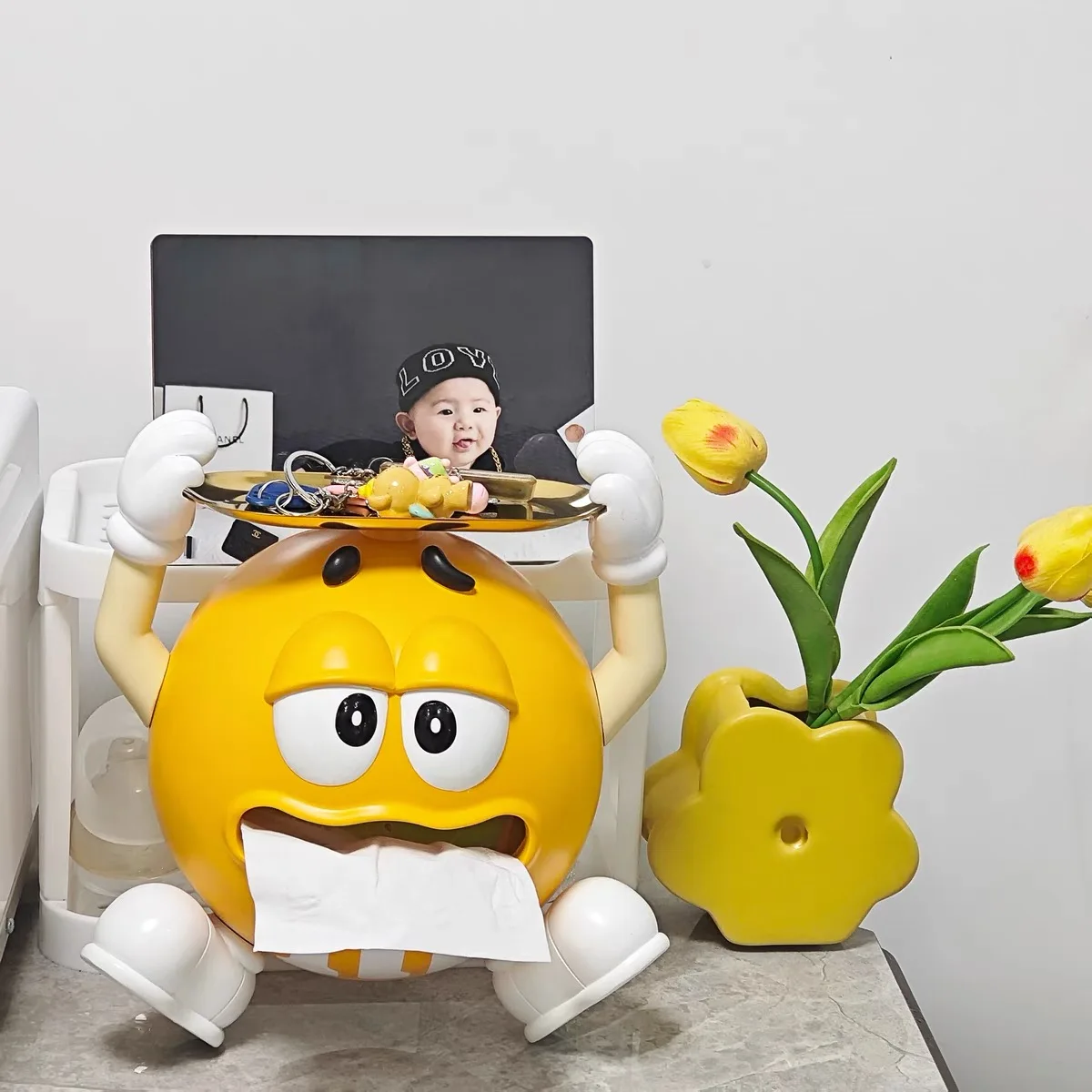 Cartoon-M-ms-Tissue-Holder-Box-M-Bean-Statue-Toilet-Roll-Paper-Tissue ...