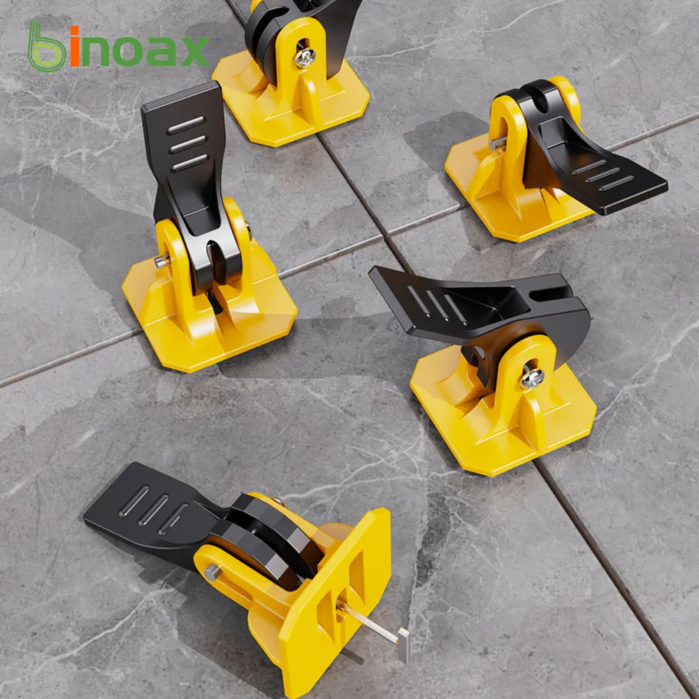 Binoax Floor Tile Leveling System Clips Leveler Adjuster Kit Set For ...