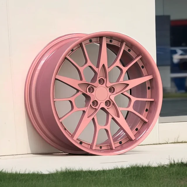 Pink Chrome Wheels