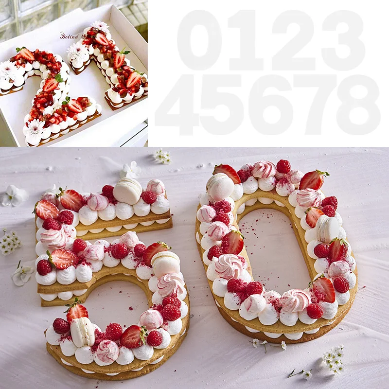 Numbers Cake Design Mould Letters Cake Decorating Tools Diy Wedding ...