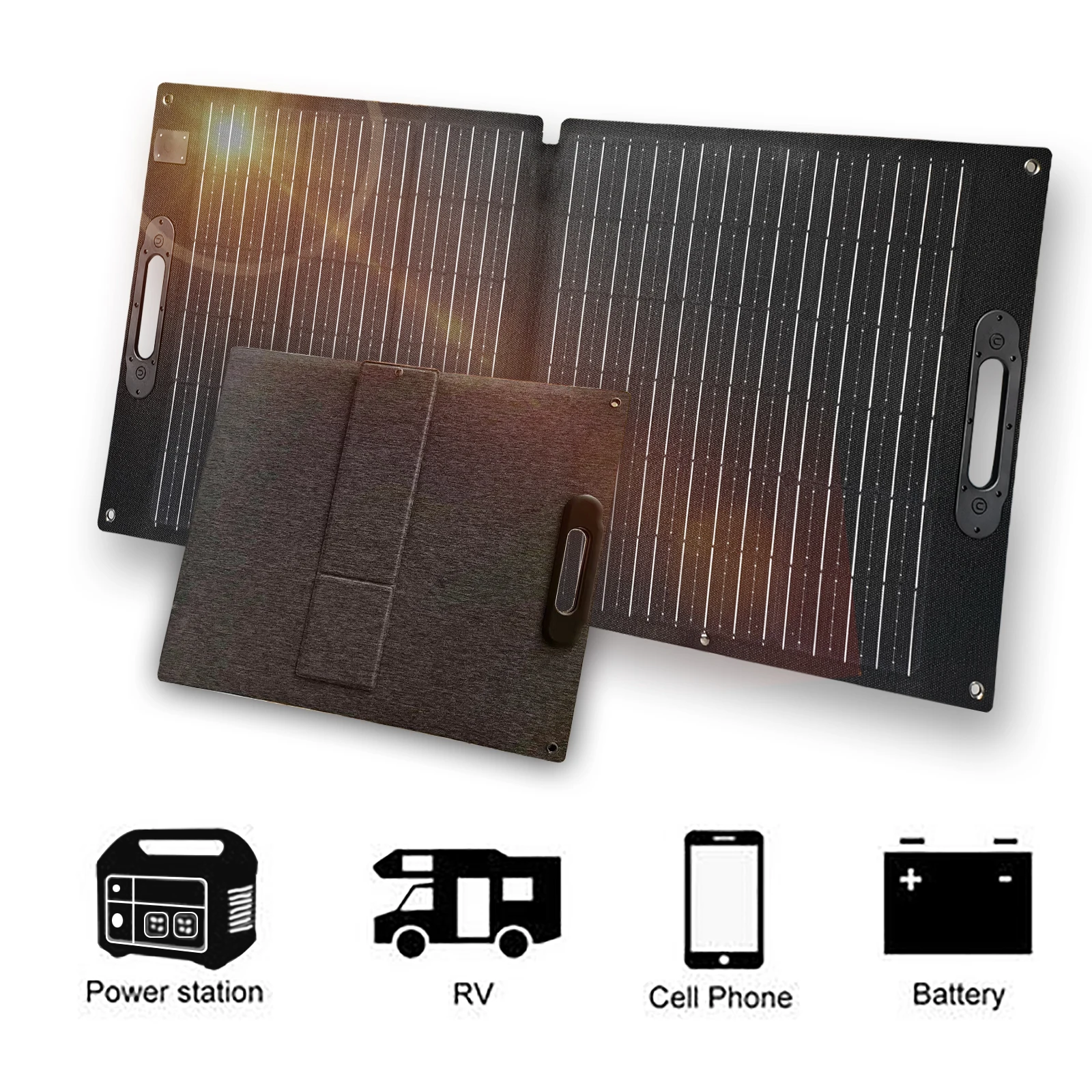 60W-100W-120W-Solar-Panel-ETFE-PV-Portable-Folding-Panels ...