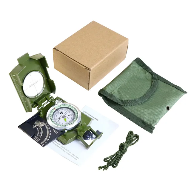 Military Professional Compass High Precision Waterproof Luminous ...