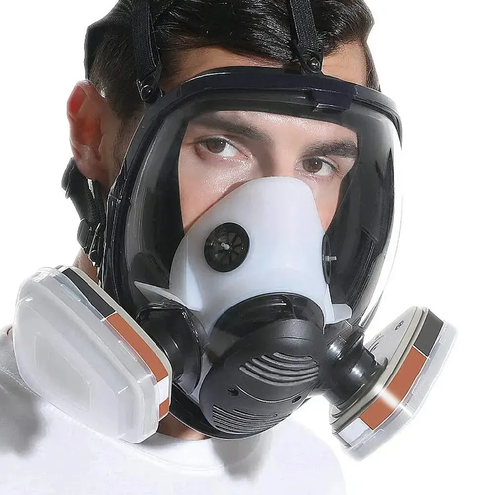 Chemical-Mask-6800-Gas-Mask-Dustproof-Respirator-Paint-Pesticide-Spray ...
